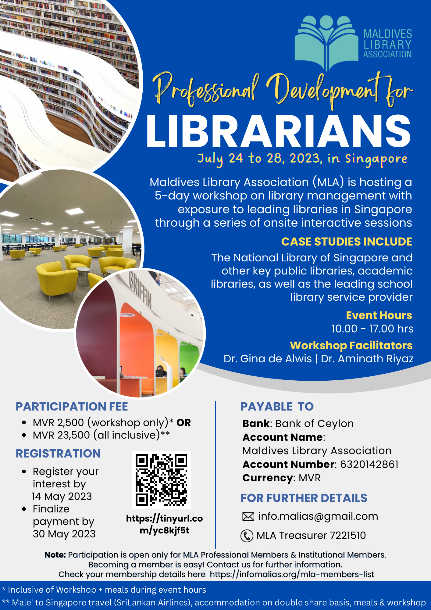 Professional Development for Librarians held in Singapore – Maldives ...